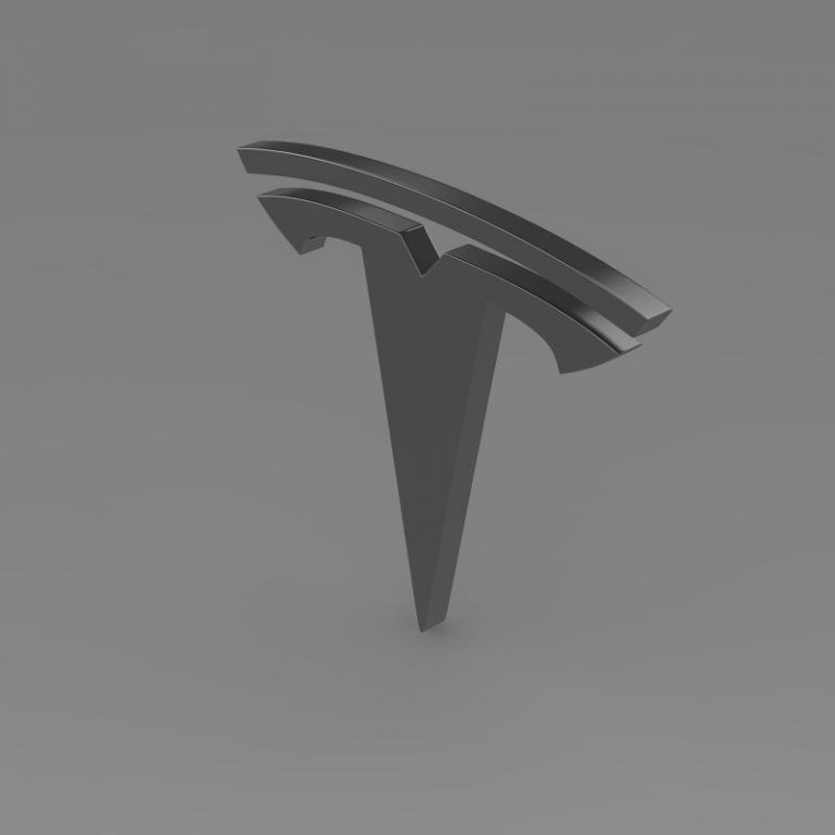 Tesla wheel Logo 3D Model - FlatPyramid