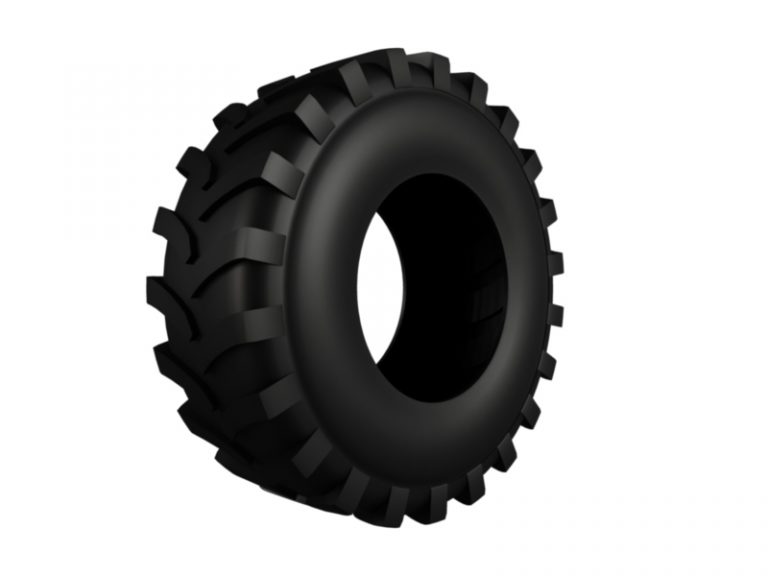Tractor Tire 3D Model - FlatPyramid