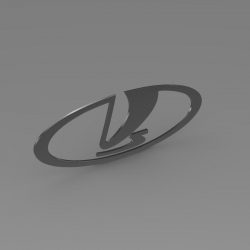 Vaz Logo 3D Model - FlatPyramid