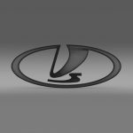 Vaz Logo 3D Model - FlatPyramid