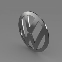 Volkswagen Logo 3D Model - FlatPyramid