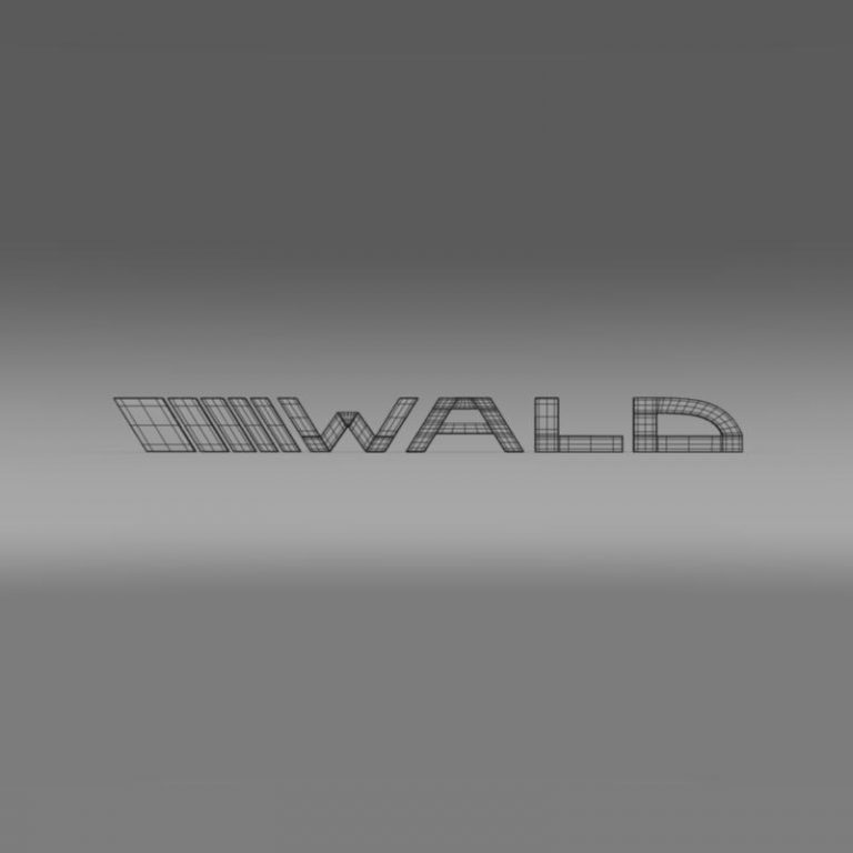 Wald logo 3D Model - FlatPyramid