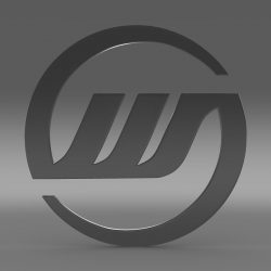 Williams Logo 3D Model - FlatPyramid