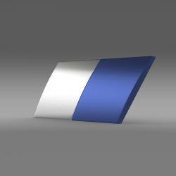 Zender Logo 3D Model - FlatPyramid