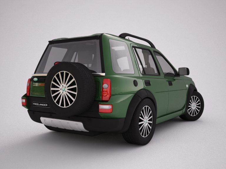 2004 Land Rover Freelander 3D Model - FlatPyramid