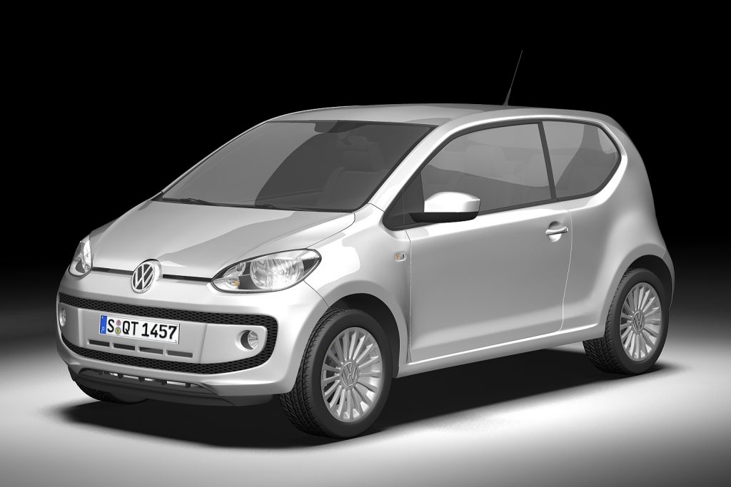 2013 Volkswagen Up 3D Model - FlatPyramid