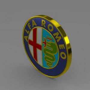 Alfa Romeo Logo 3D Model - FlatPyramid