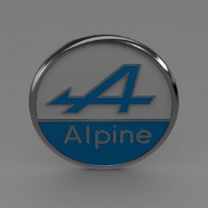 Alpine logo 3D Model - FlatPyramid