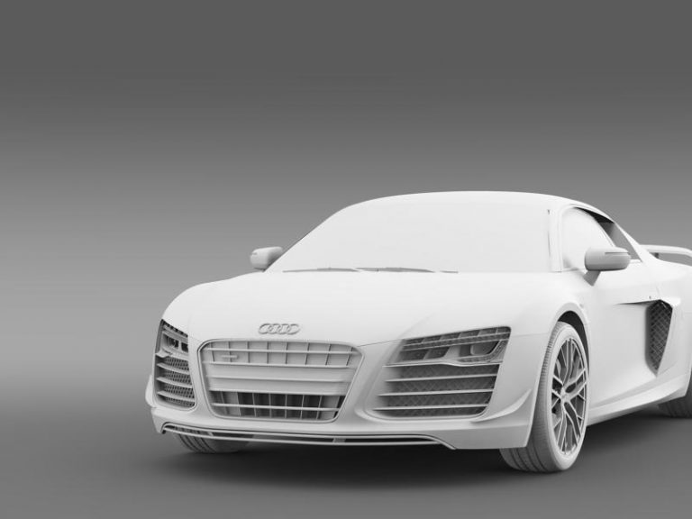 Audi R8 LMX 2014 3D Model - FlatPyramid