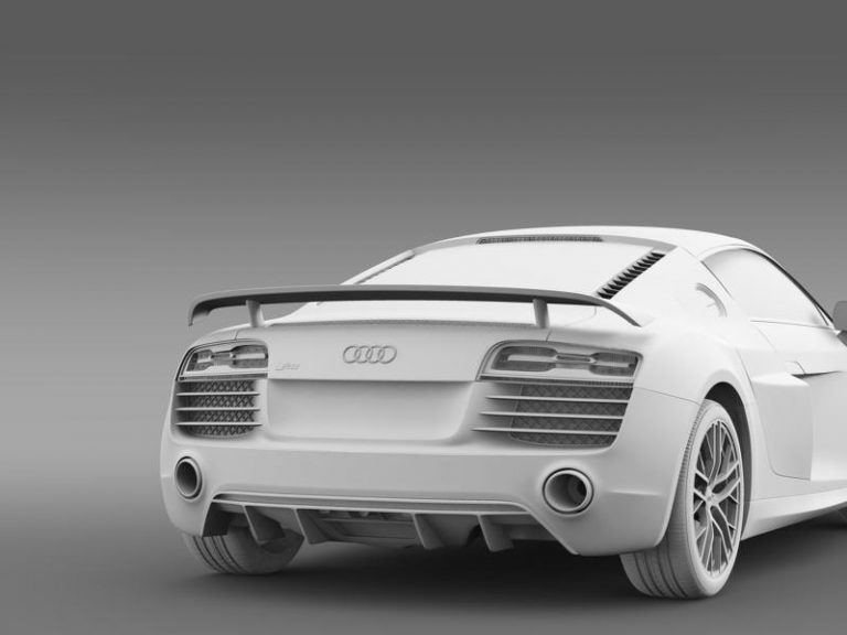 Audi R8 LMX 2014 3D Model - FlatPyramid