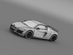 Audi R8 LMX 2014 3D Model - FlatPyramid