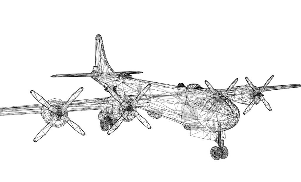 Boeing B-29 3D Model - FlatPyramid