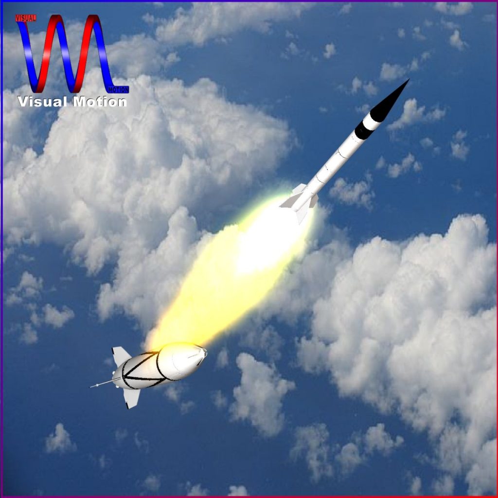 Bumper WAC - Two Stage Sounding Rocket 3D Model - FlatPyramid
