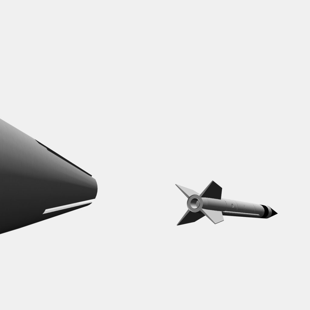 Bumper WAC - Two Stage Sounding Rocket 3D Model - FlatPyramid
