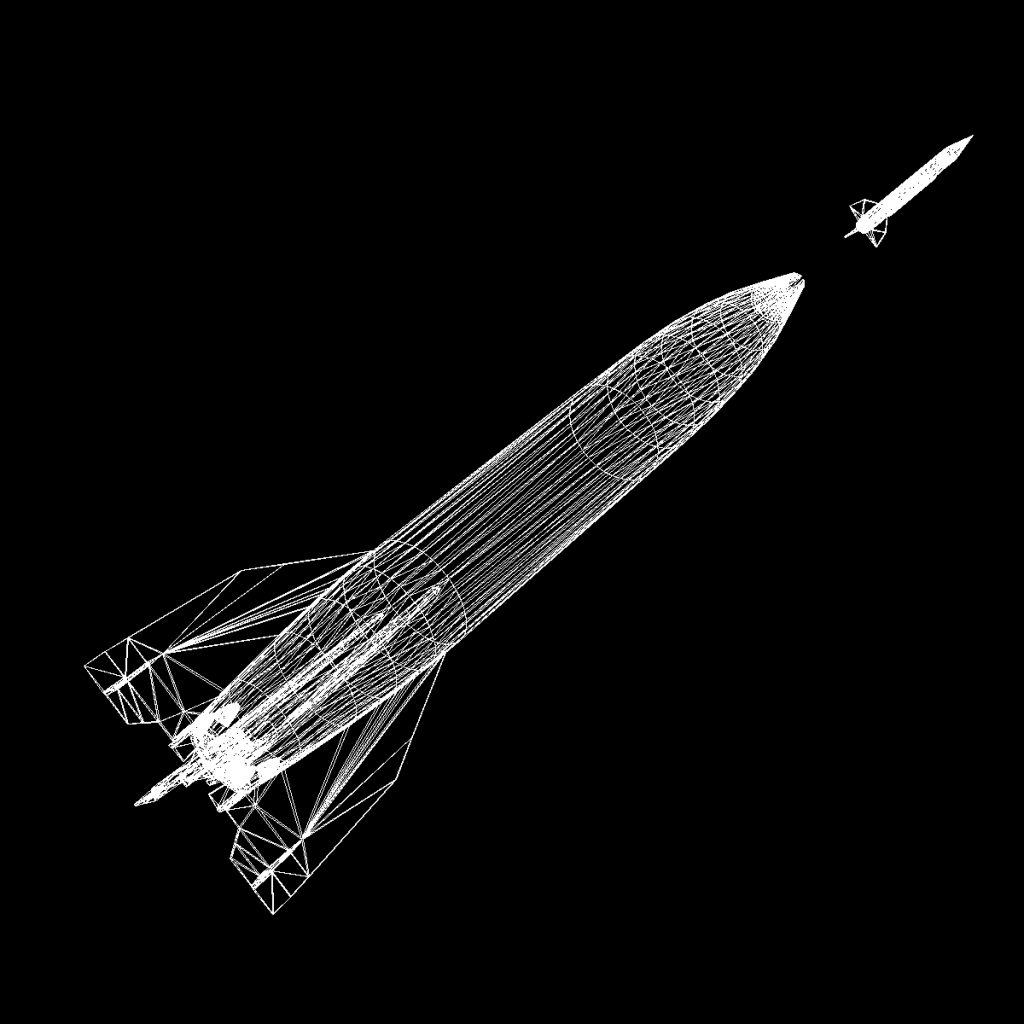 Bumper WAC - Two Stage Sounding Rocket 3D Model - FlatPyramid