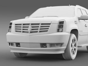 Cadillac Escalade 3D Model - FlatPyramid