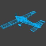 Cessna Cardinal propeller airplane 3D Model - FlatPyramid