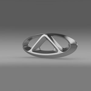 Chery new logo 3D Model - FlatPyramid