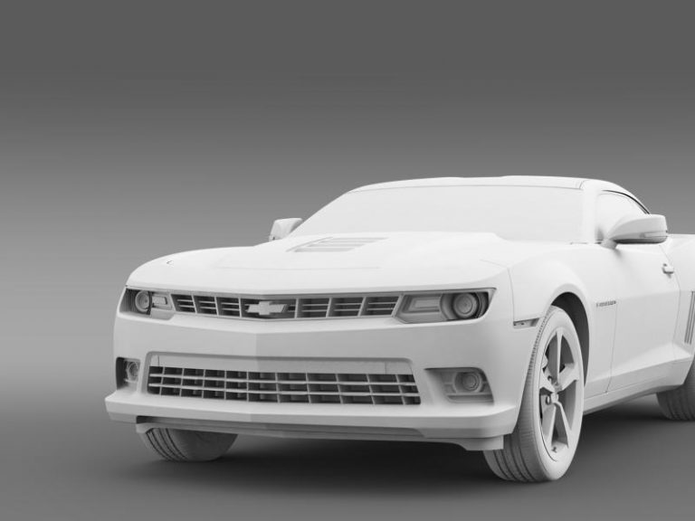 Chevrolet Camaro Coupe EU 3D Model - FlatPyramid