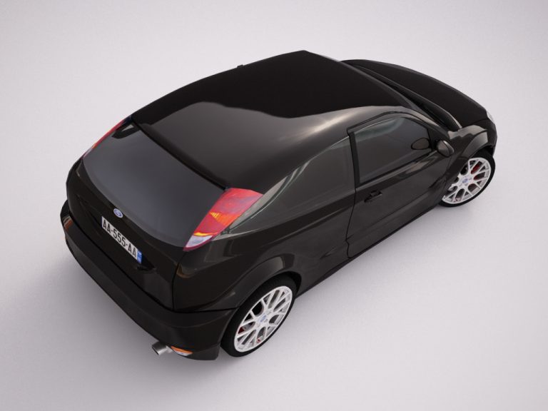 Ford Focus 3D Model - FlatPyramid