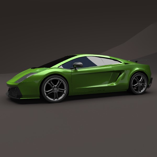 Gallardo Superleggera restyled 3D Model - FlatPyramid