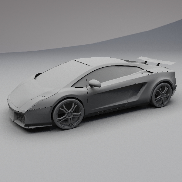Gallardo Superleggera restyled 3D Model - FlatPyramid