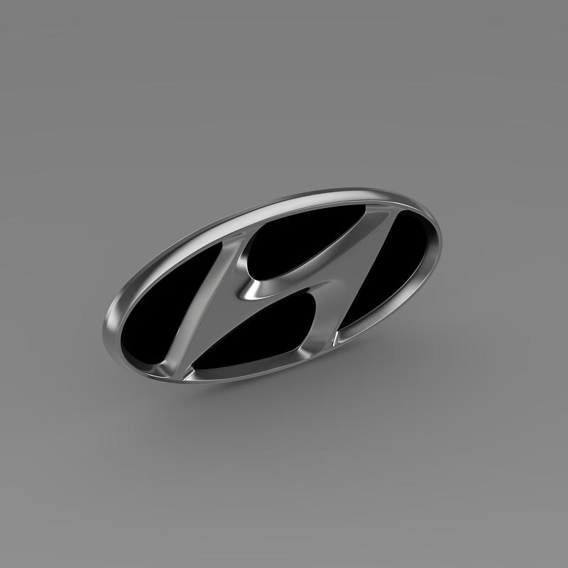 Hyundai company logo 3D Model – Buy Hyundai company logo 3D Model ...
