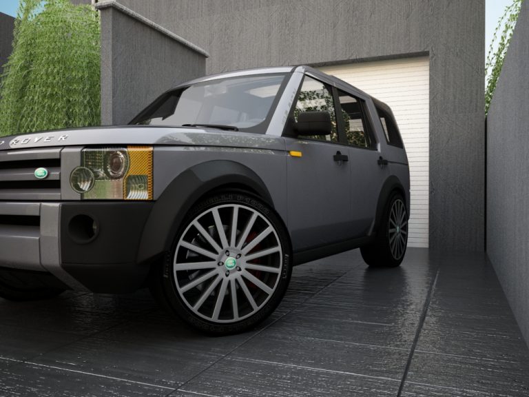 Land Rover Discovery LR3 3D Model - FlatPyramid