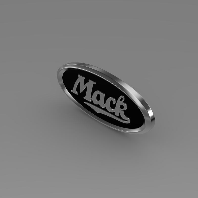 Mack logo 3D Model - FlatPyramid
