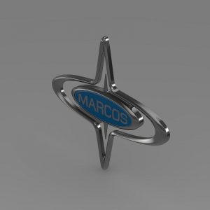 Marcos Logo 3D Model - FlatPyramid