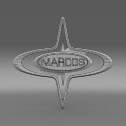 Marcos Logo 3D Model - FlatPyramid