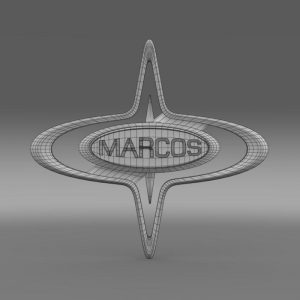 Marcos Logo 3D Model - FlatPyramid