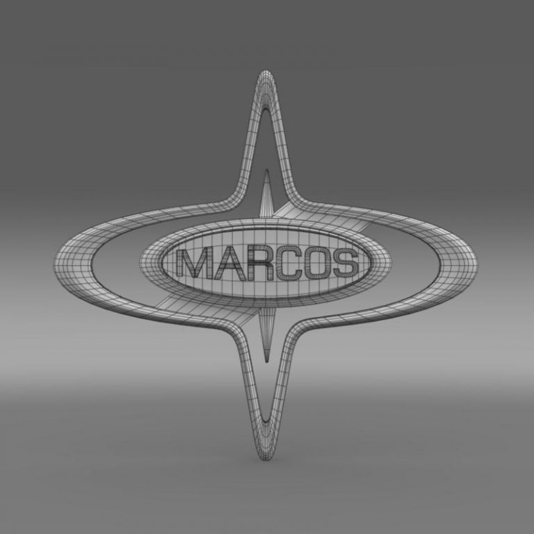 Marcos Logo 3D Model - FlatPyramid