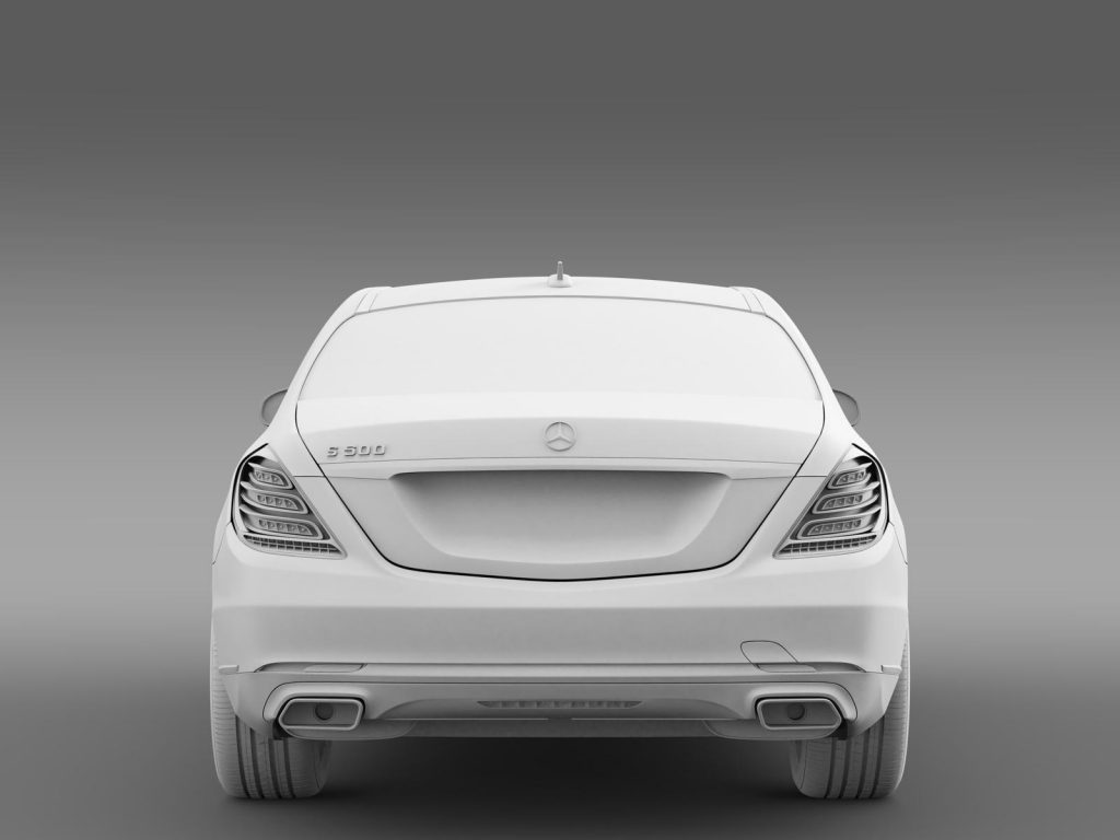 Mercedes Benz S 500 W222 2013 3D Model - FlatPyramid