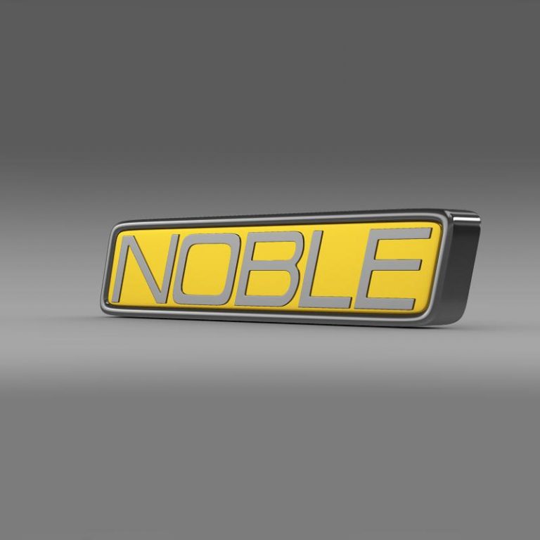 Noble Logo 3D Model - FlatPyramid