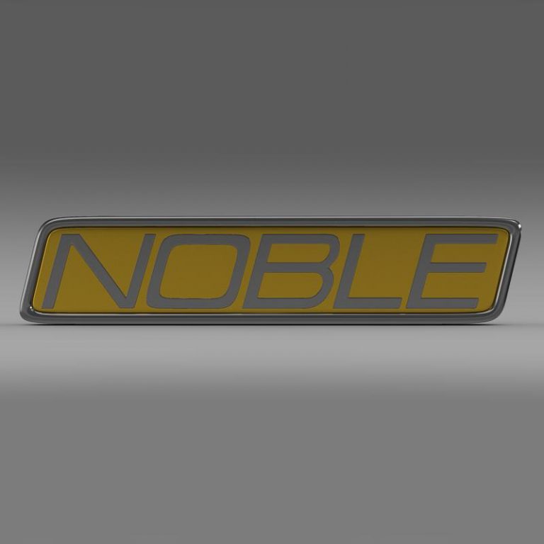 Noble Logo 3D Model - FlatPyramid