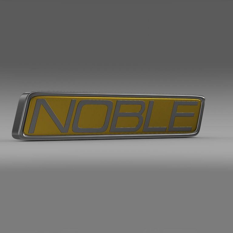 Noble Logo 3D Model - FlatPyramid