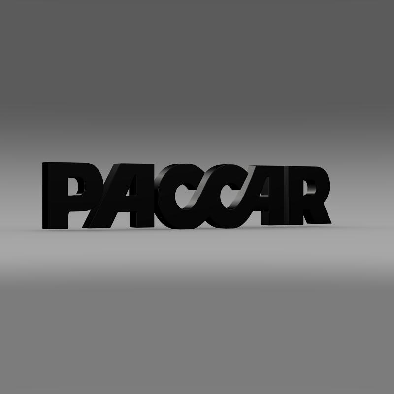 Paccar logo 3D Model – Buy Paccar logo 3D Model | FlatPyramid