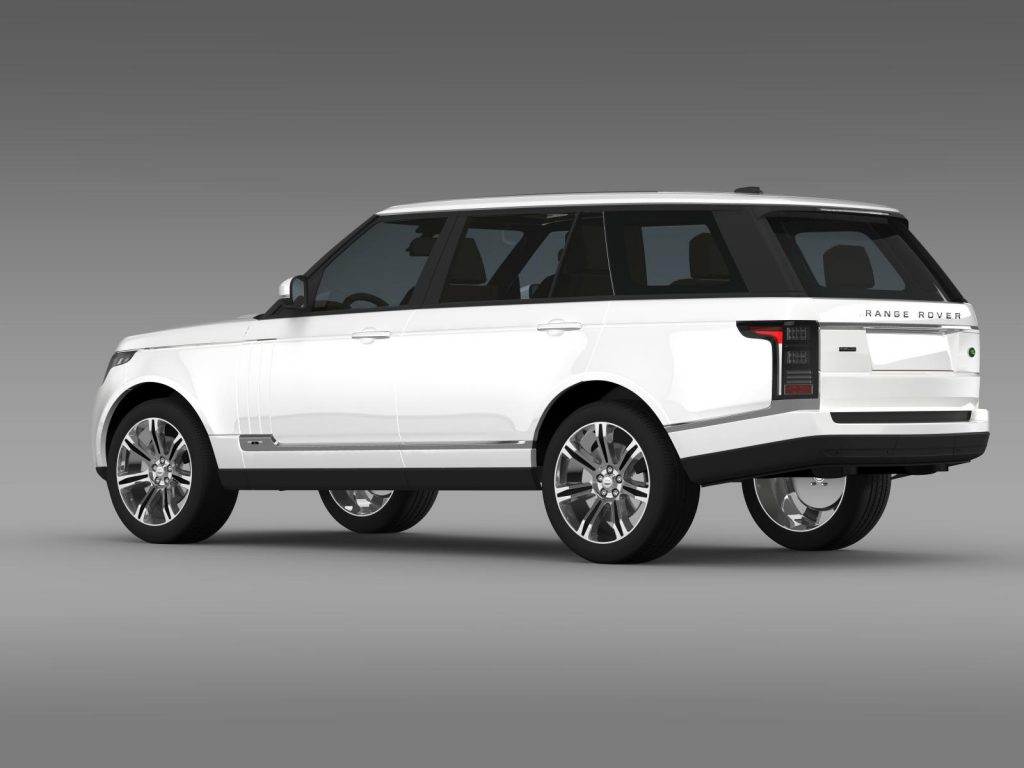 Range Rover Autobiography Black LWB L405 3D Model - FlatPyramid