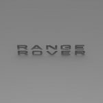 Range Rover lettering logo 3D Model - FlatPyramid