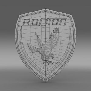 Rossion logo 3D Model - FlatPyramid