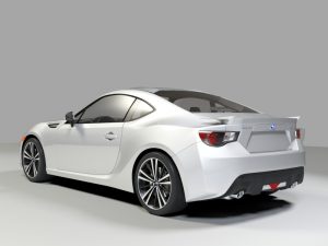 Subaru BRZ 3D Model - FlatPyramid