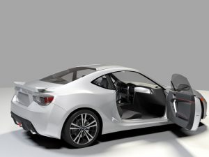 Subaru BRZ 3D Model - FlatPyramid