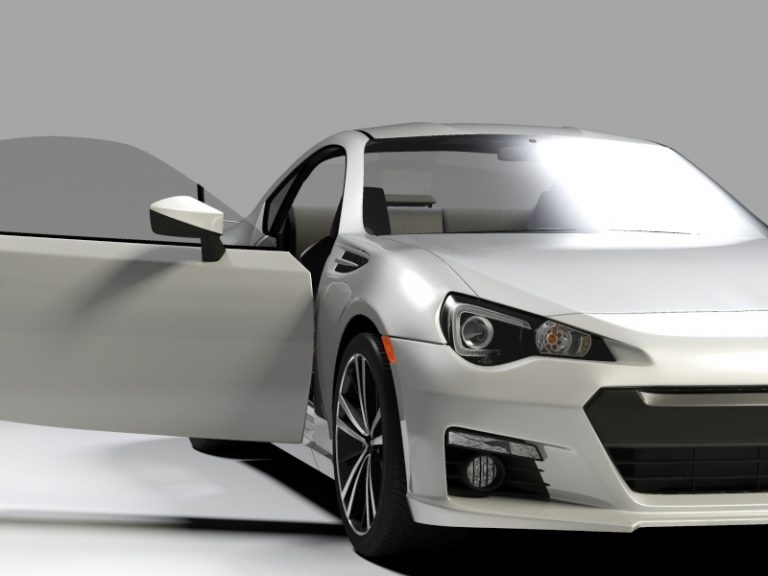 Subaru BRZ 3D Model - FlatPyramid