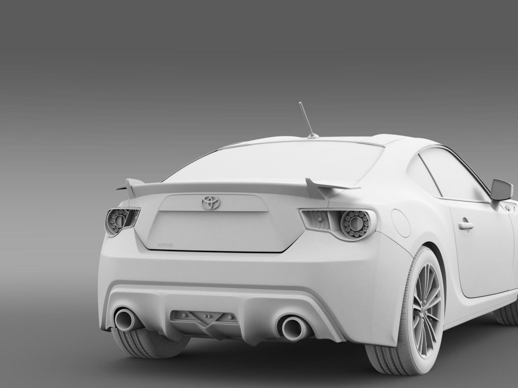 Toyota 86 GT Limited 2012 3D Model - FlatPyramid