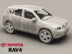 Toyota RAV4 3D Model - FlatPyramid