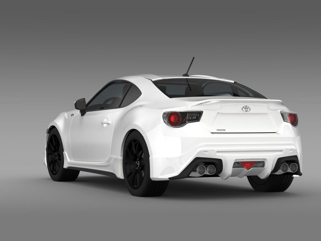 TRD Toyota 86 2013 3D Model - FlatPyramid