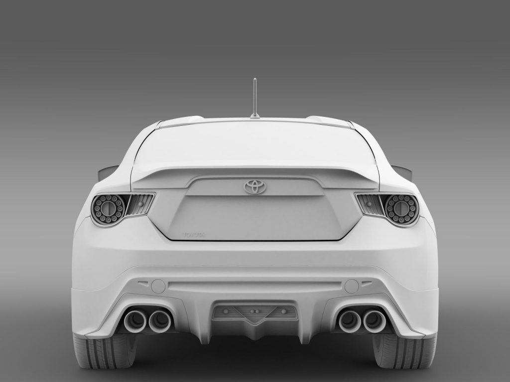 TRD Toyota 86 2013 3D Model - FlatPyramid