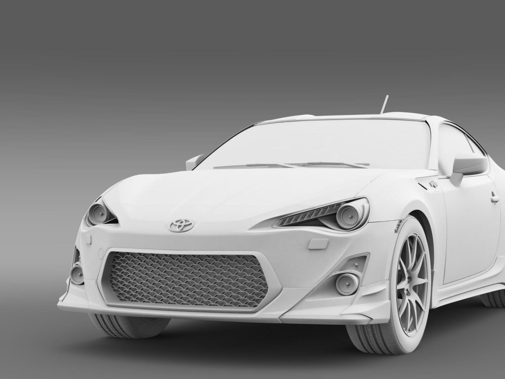 TRD Toyota 86 2013 3D Model - FlatPyramid