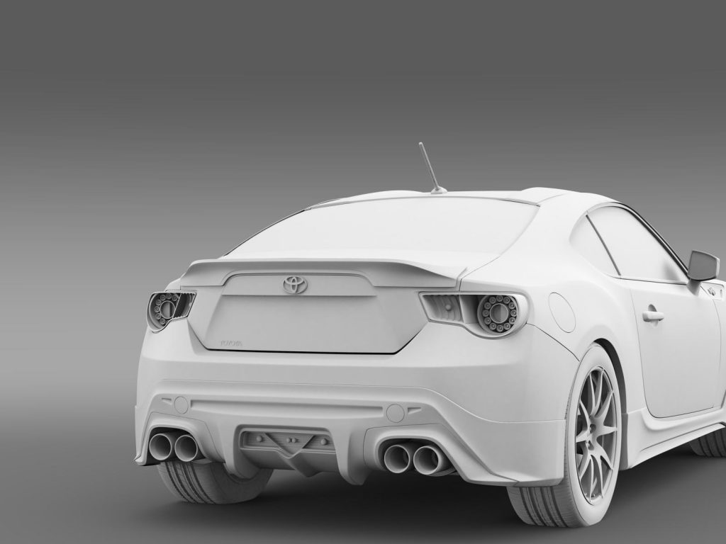 TRD Toyota 86 2013 3D Model - FlatPyramid